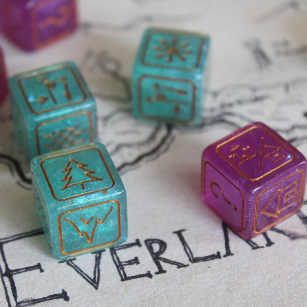 Cartograph Dice Set – The Ravensridge Emporium